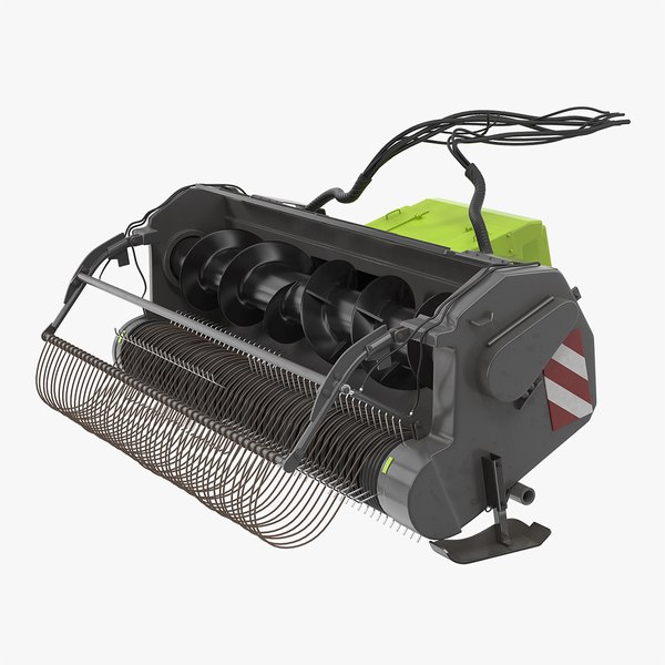 Combine draper header rigged 3D model - TurboSquid 1330732