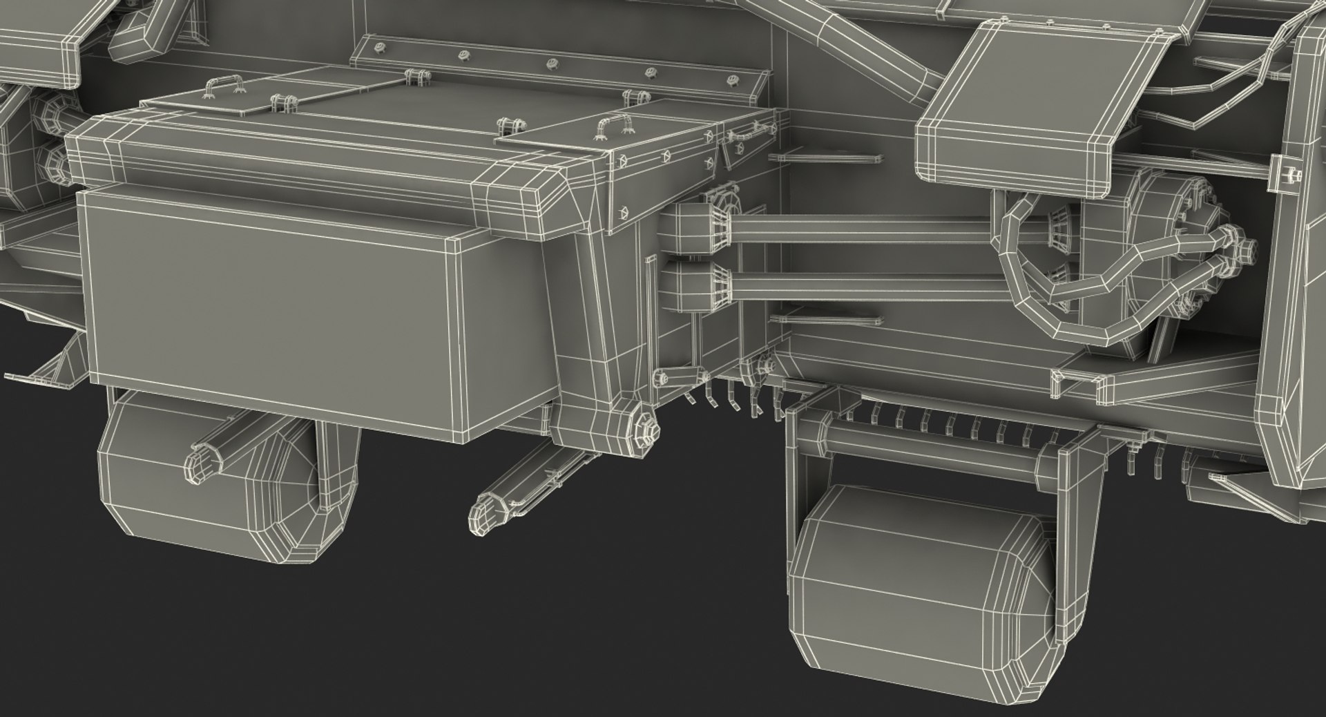 Combine Draper Header Rigged 3D Model - TurboSquid 1330732