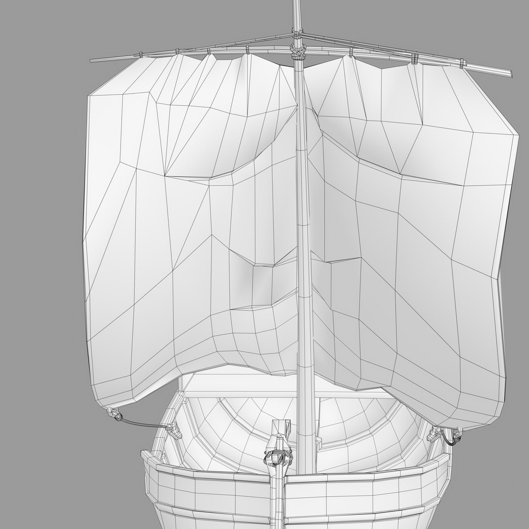 3d Ship Asterix Comics Model