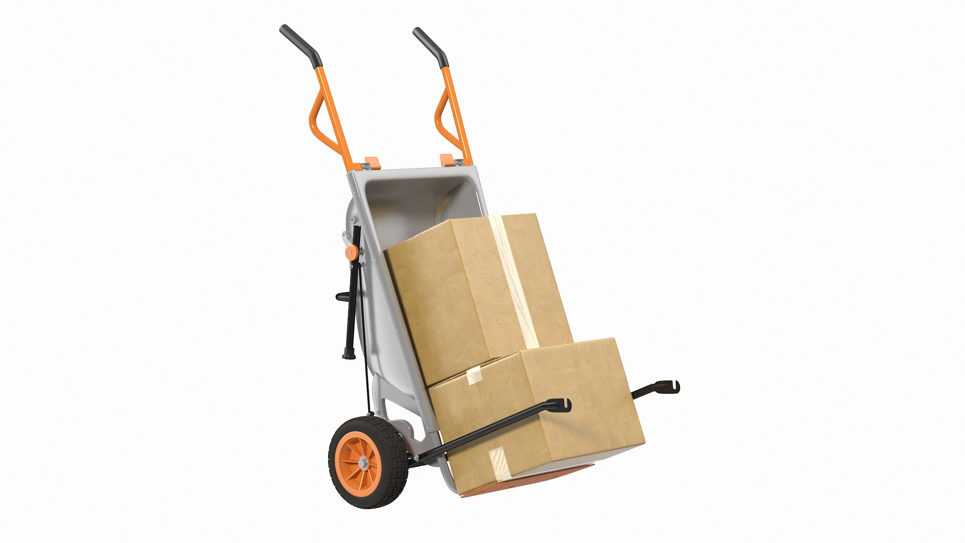 Worx Aerocart Cart Cardboard Box 3D Model - TurboSquid 1578143