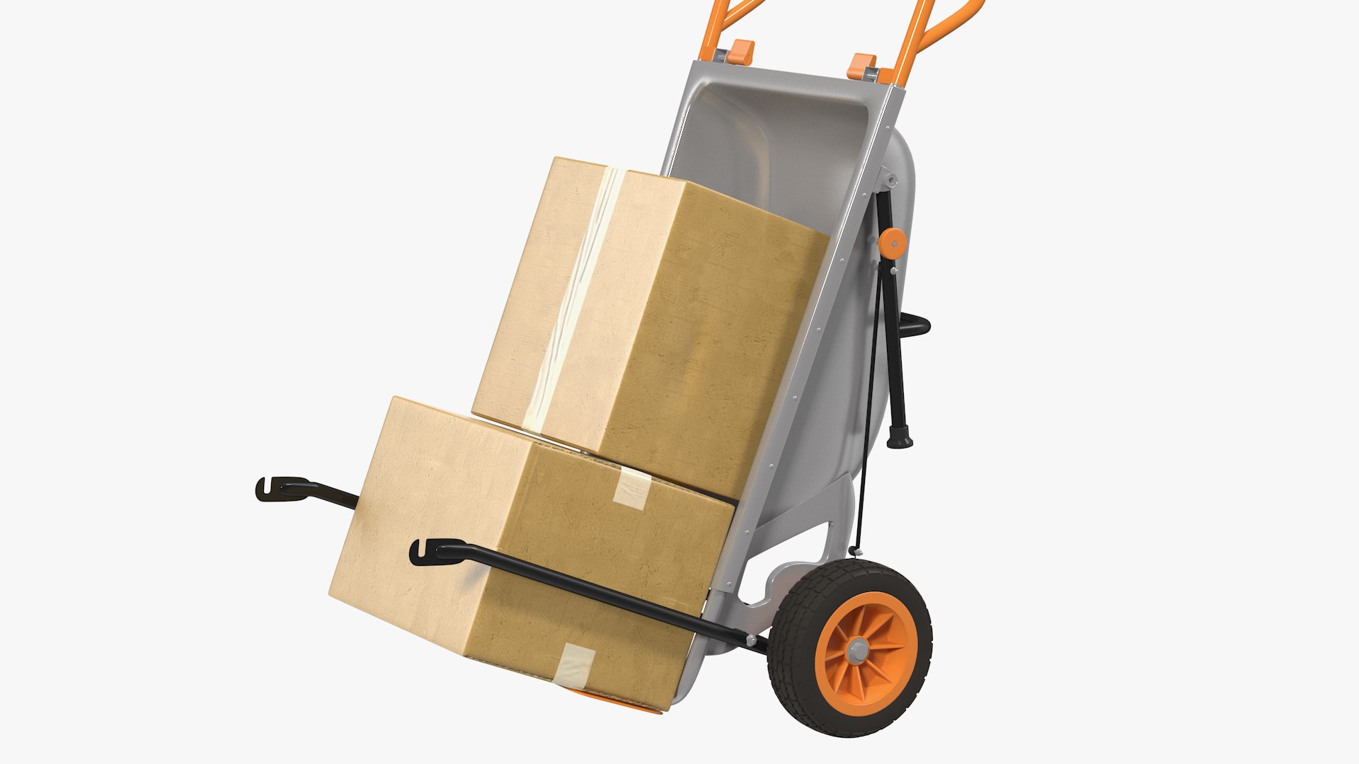 Worx Aerocart Cart Cardboard Box 3D Model - TurboSquid 1578143