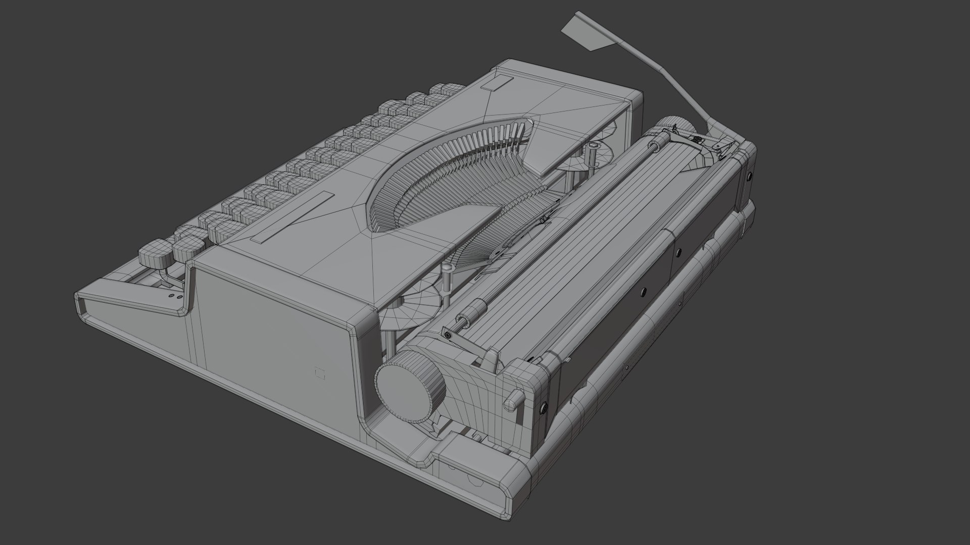 3D Typewriter Type Writer - TurboSquid 1675761