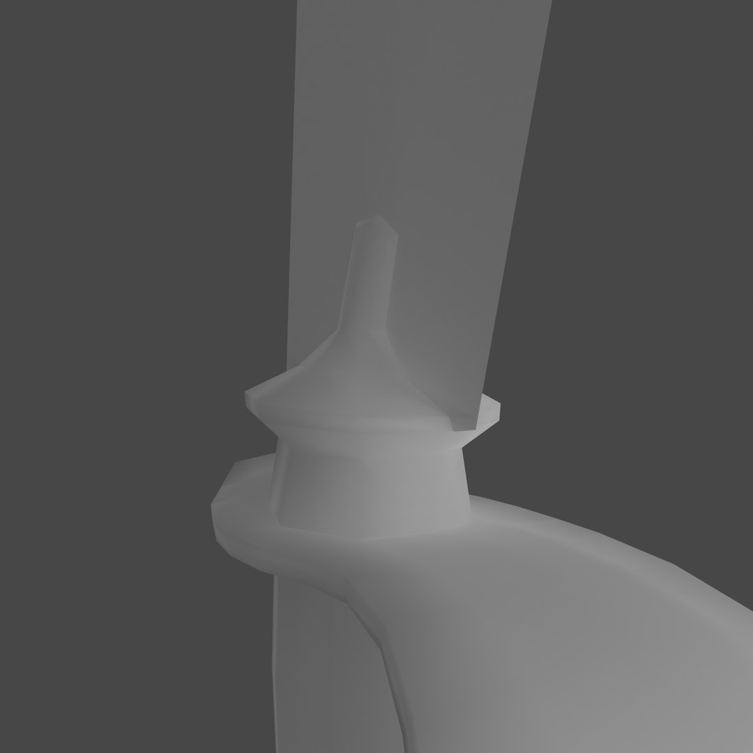 3D Saber Pirate Sword Low Poly Model - TurboSquid 1825508