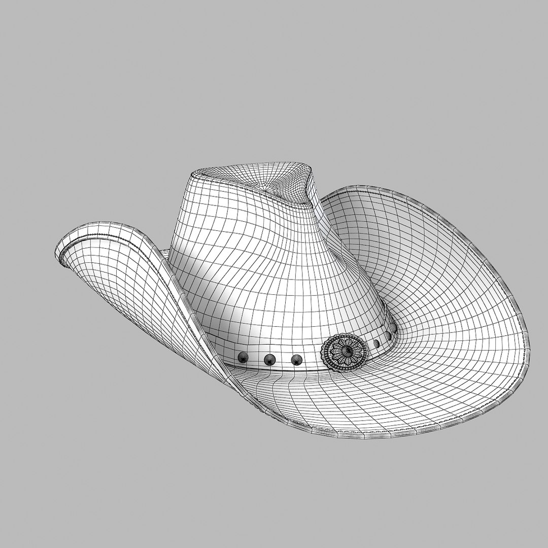 cowboy hat 3d model