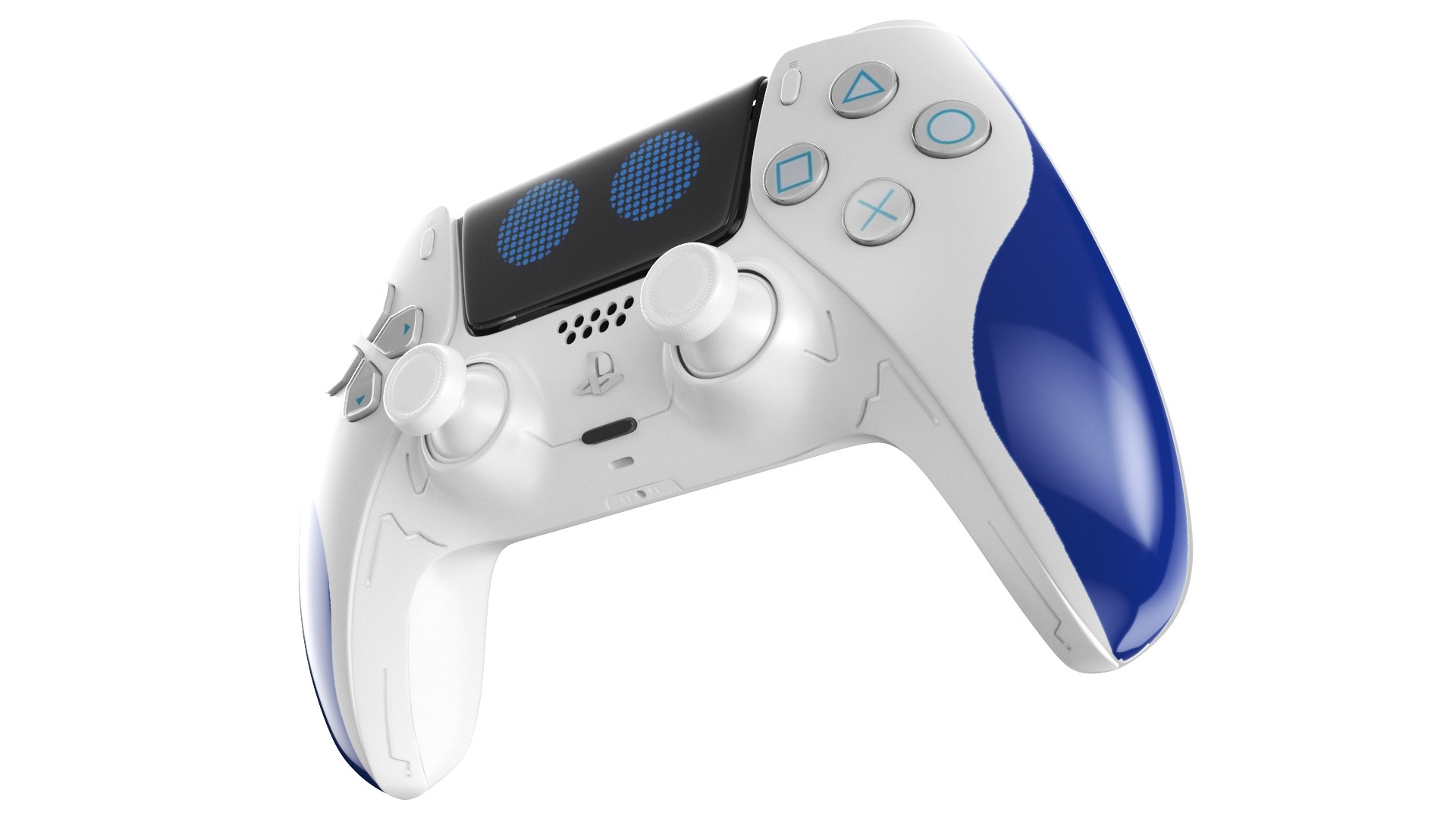 3D Model Detailed Three Dualsense Controllers - TurboSquid 2327256