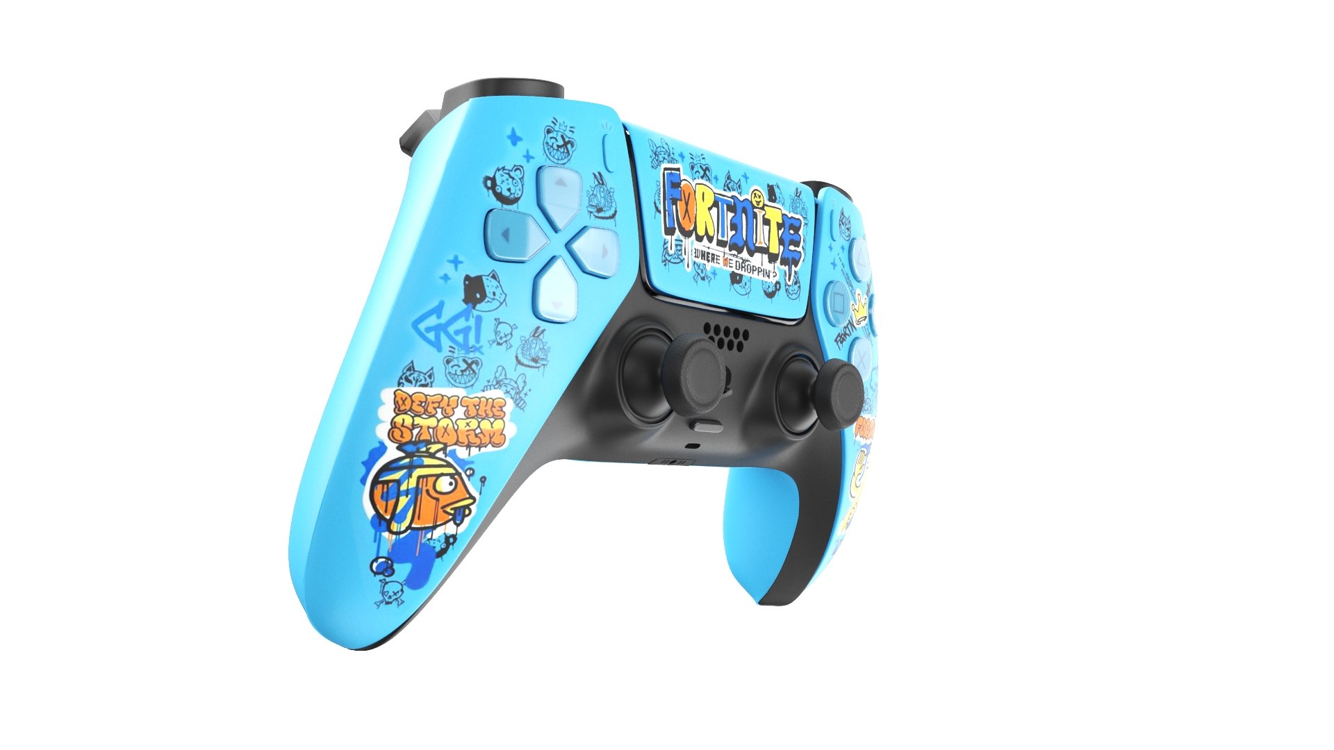 3D Model Detailed Three Dualsense Controllers - TurboSquid 2327256