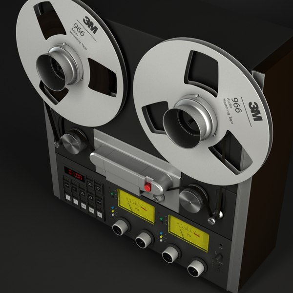 3d model tape recorder