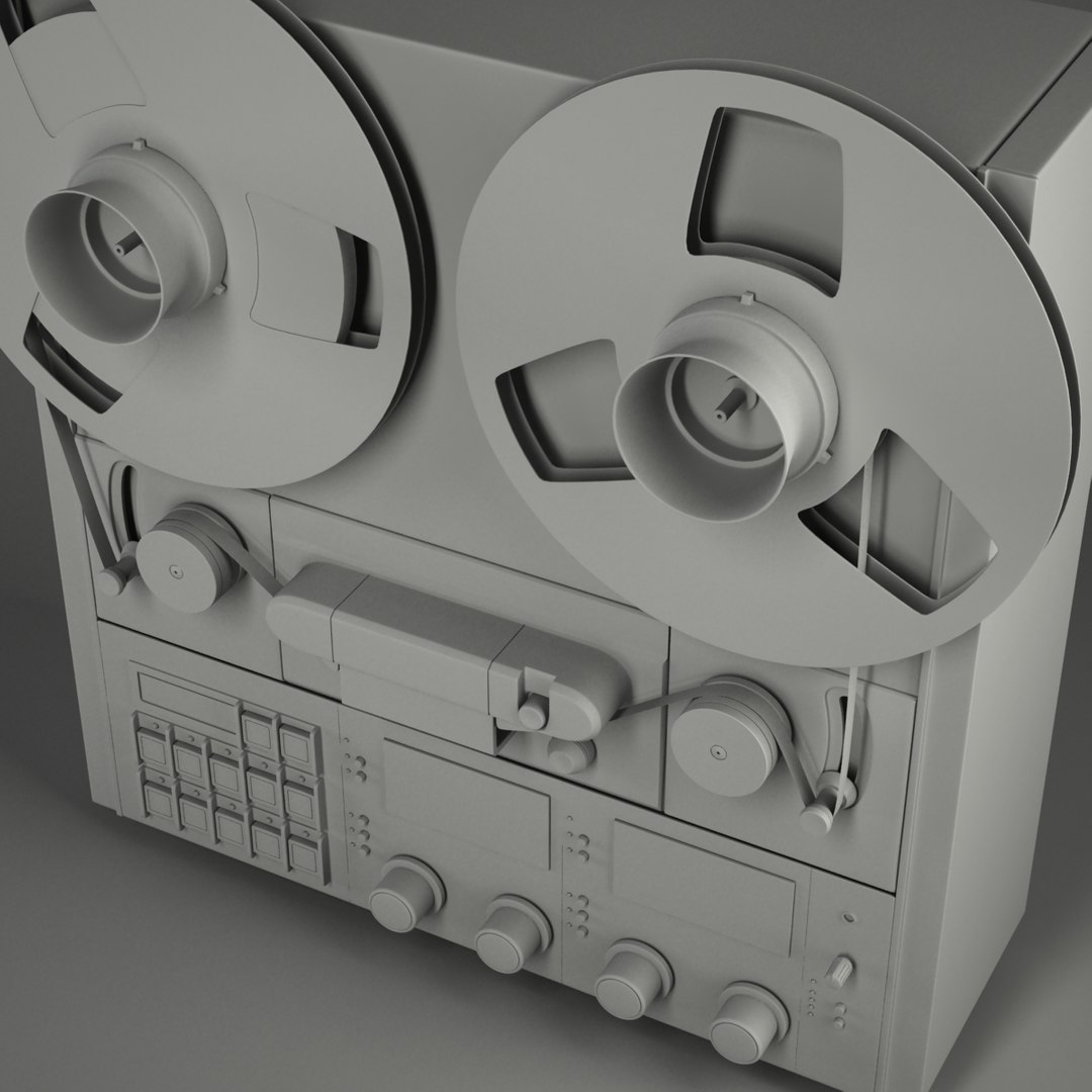 3d Model Tape Recorder
