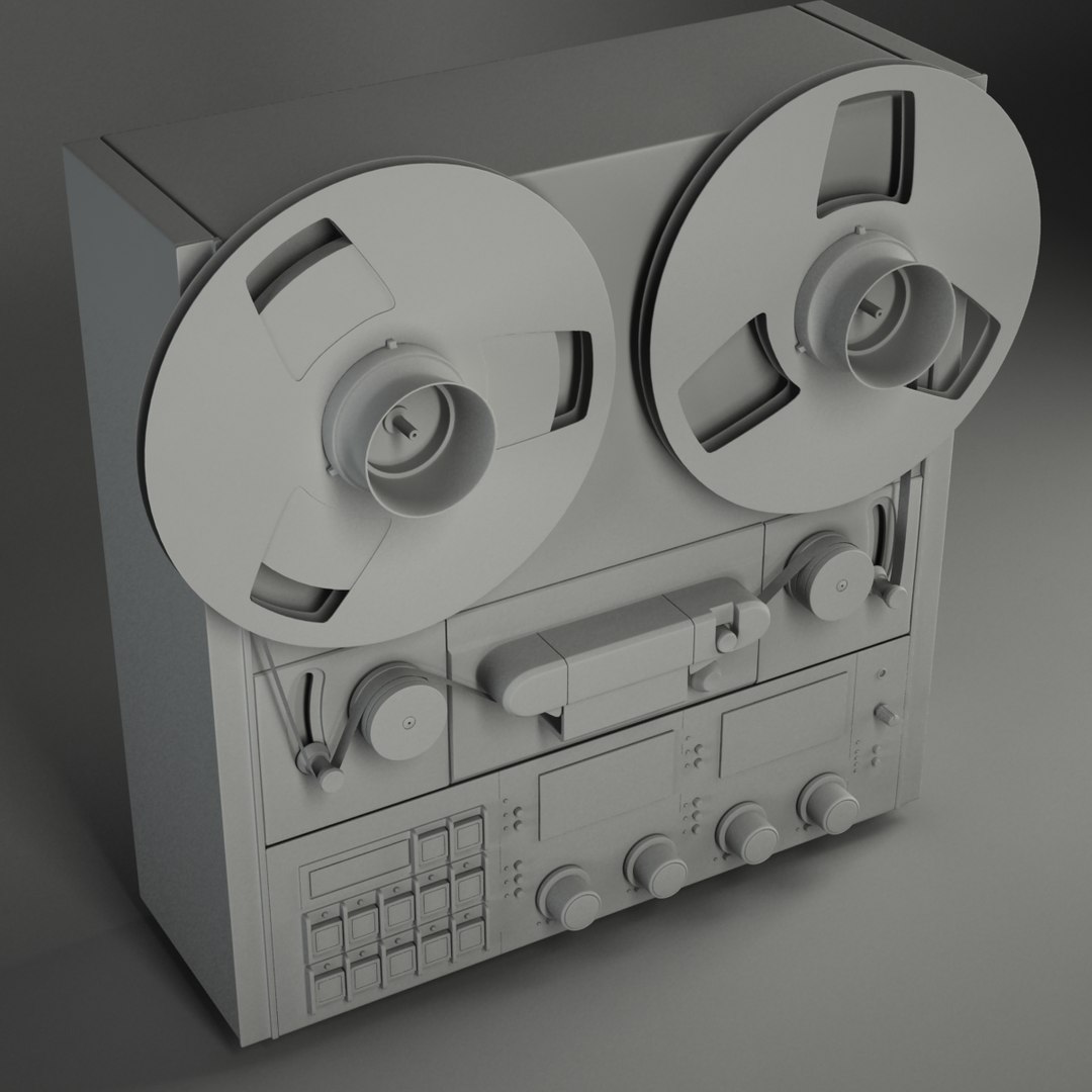 3d Model Tape Recorder