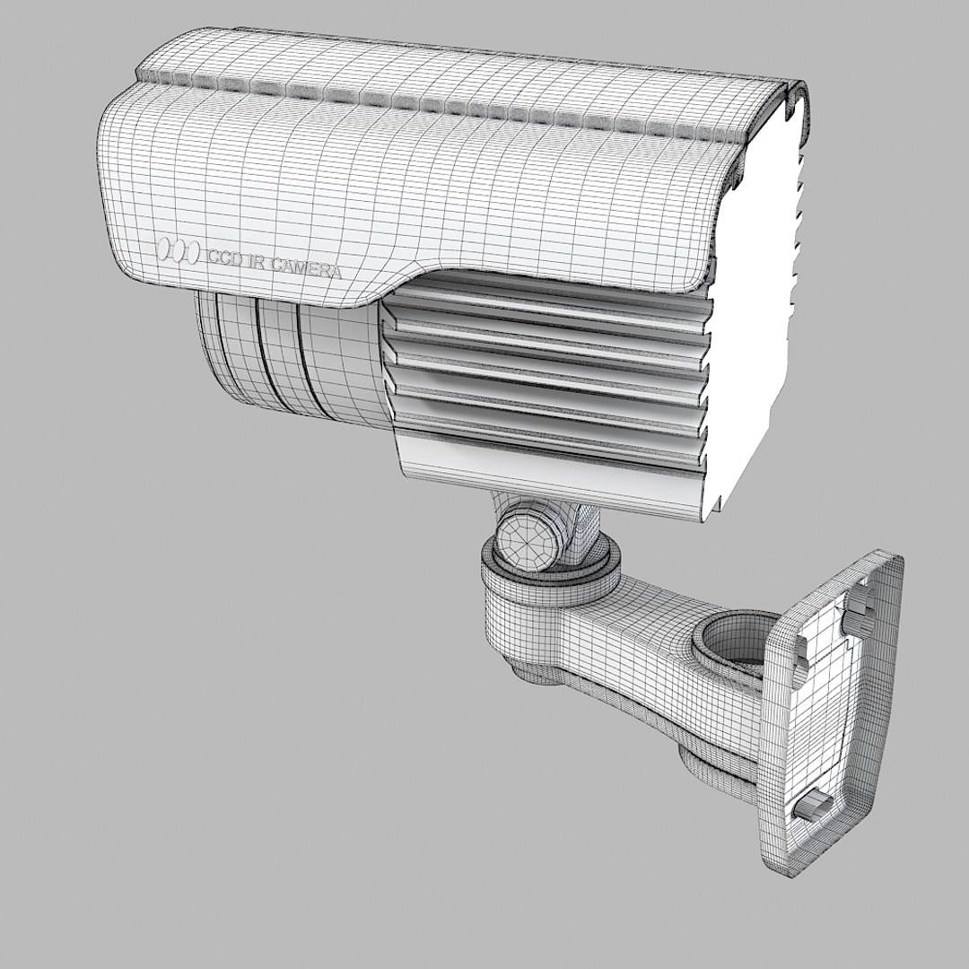 waterproof surveillance camera 3d model