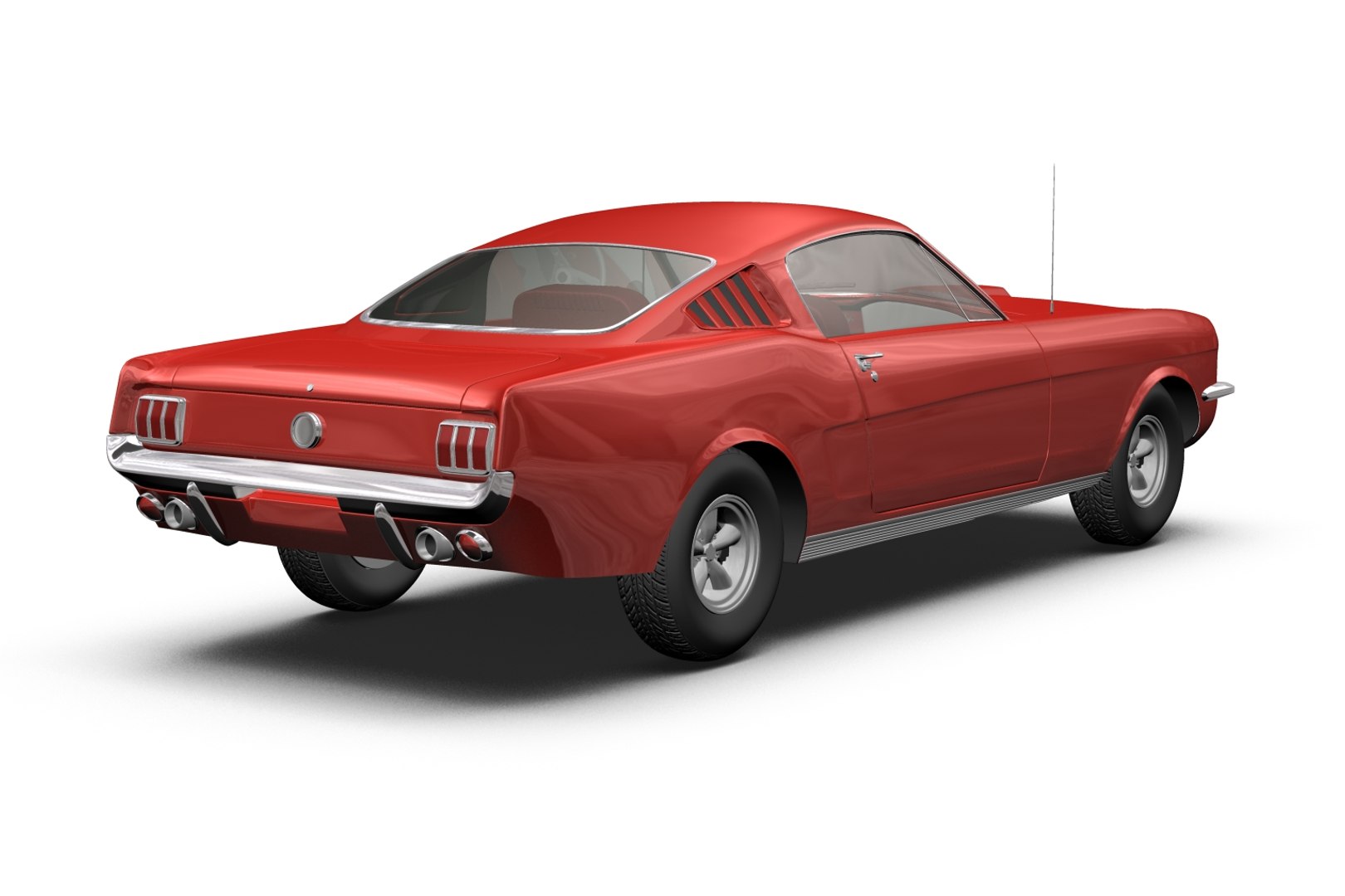 Mustang Fastback Gt 3d Model