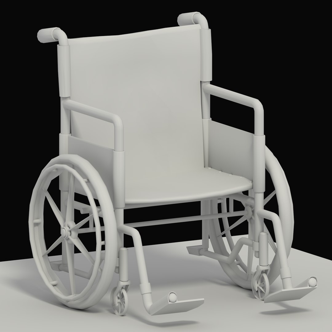 3d Model Of Wheelchair Hospital