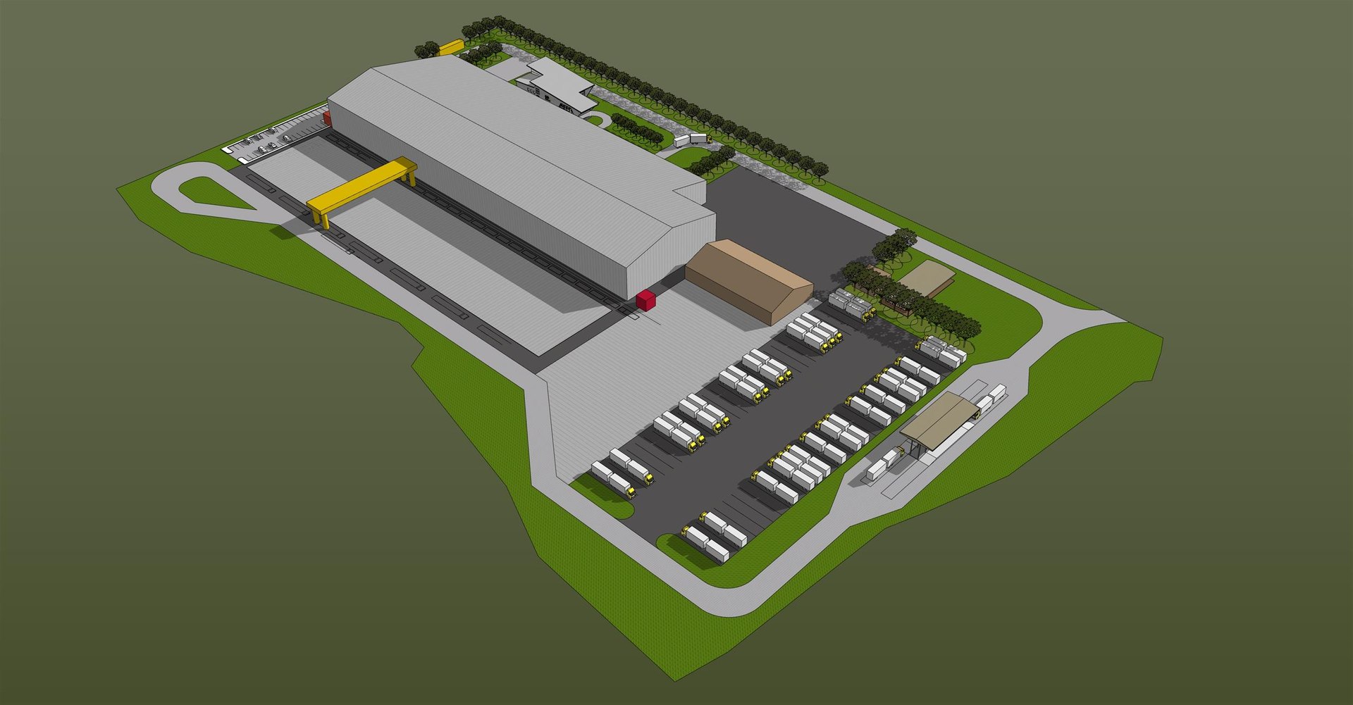 3D 2014 Precast Factory - TurboSquid 1929248