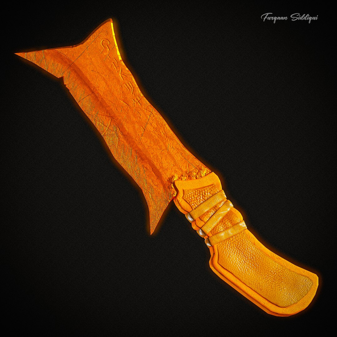 Dagger Knife PBR 3D Model - TurboSquid 2138762