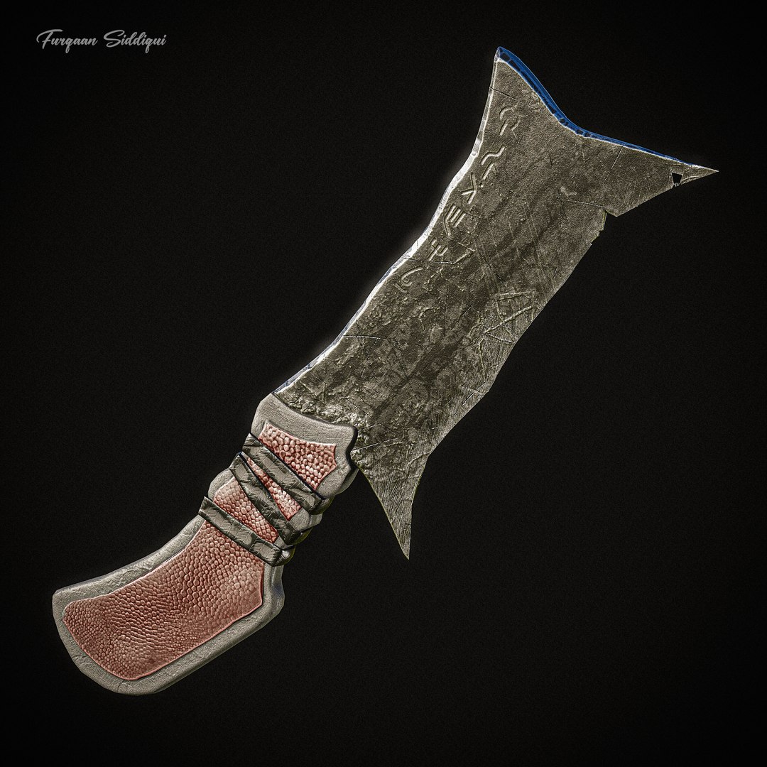 Dagger Knife PBR 3D Model - TurboSquid 2138762