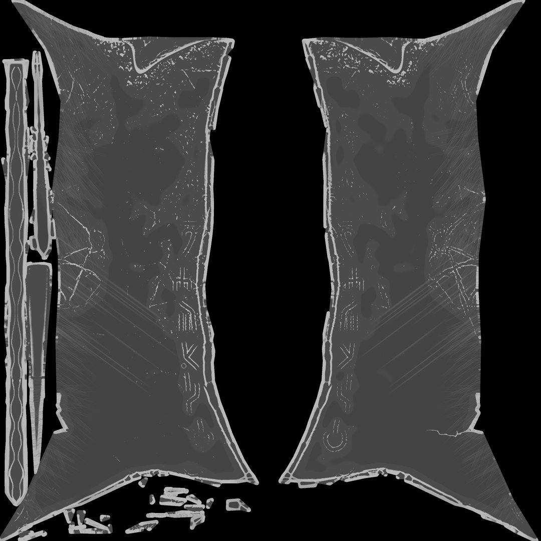 Dagger Knife PBR 3D Model - TurboSquid 2138762