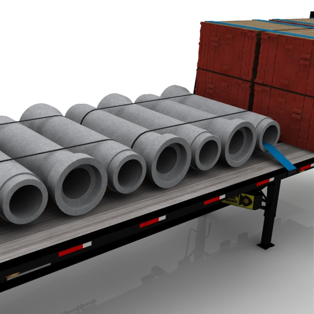 Transcraft Tandem Trailer 3d Model