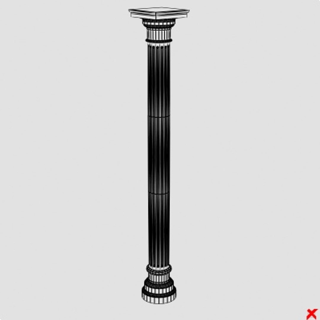 Free Column 3d Model