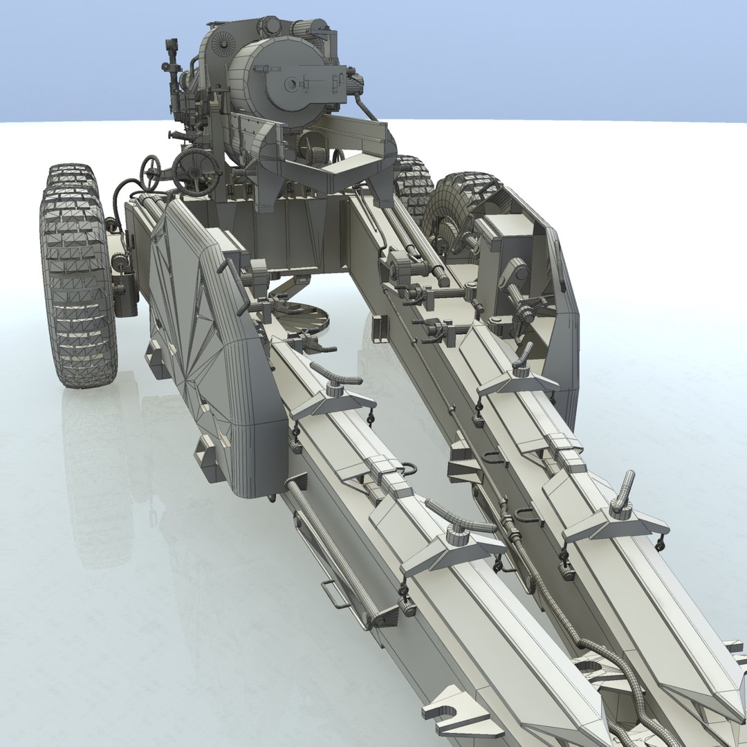 3d Ob-155 Bf50 155-mm Howitzer Model
