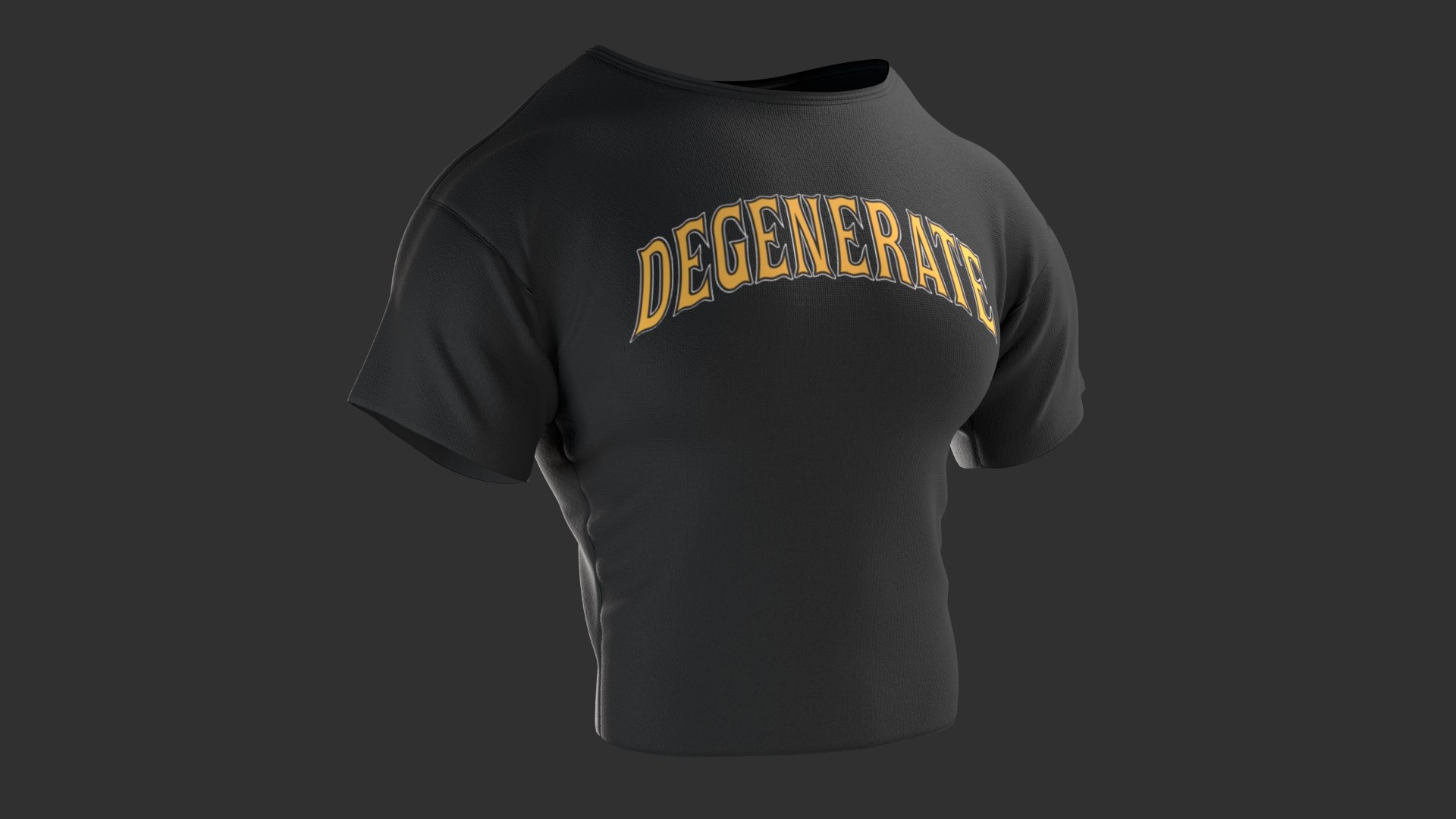 T-shirt Degenerate Model - TurboSquid 2081735