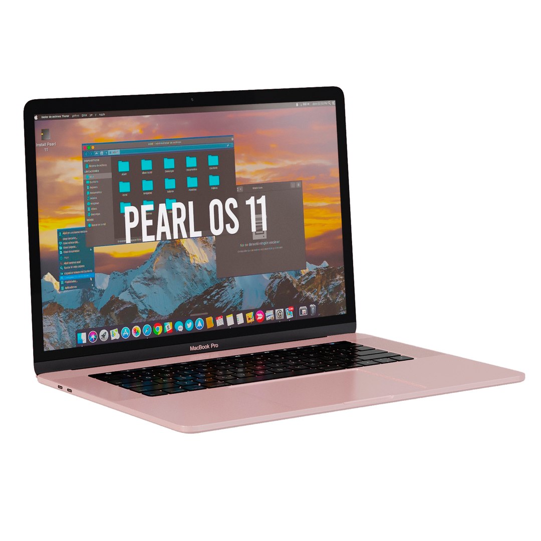 Rose Gold Macbook 3D - TurboSquid 2307330