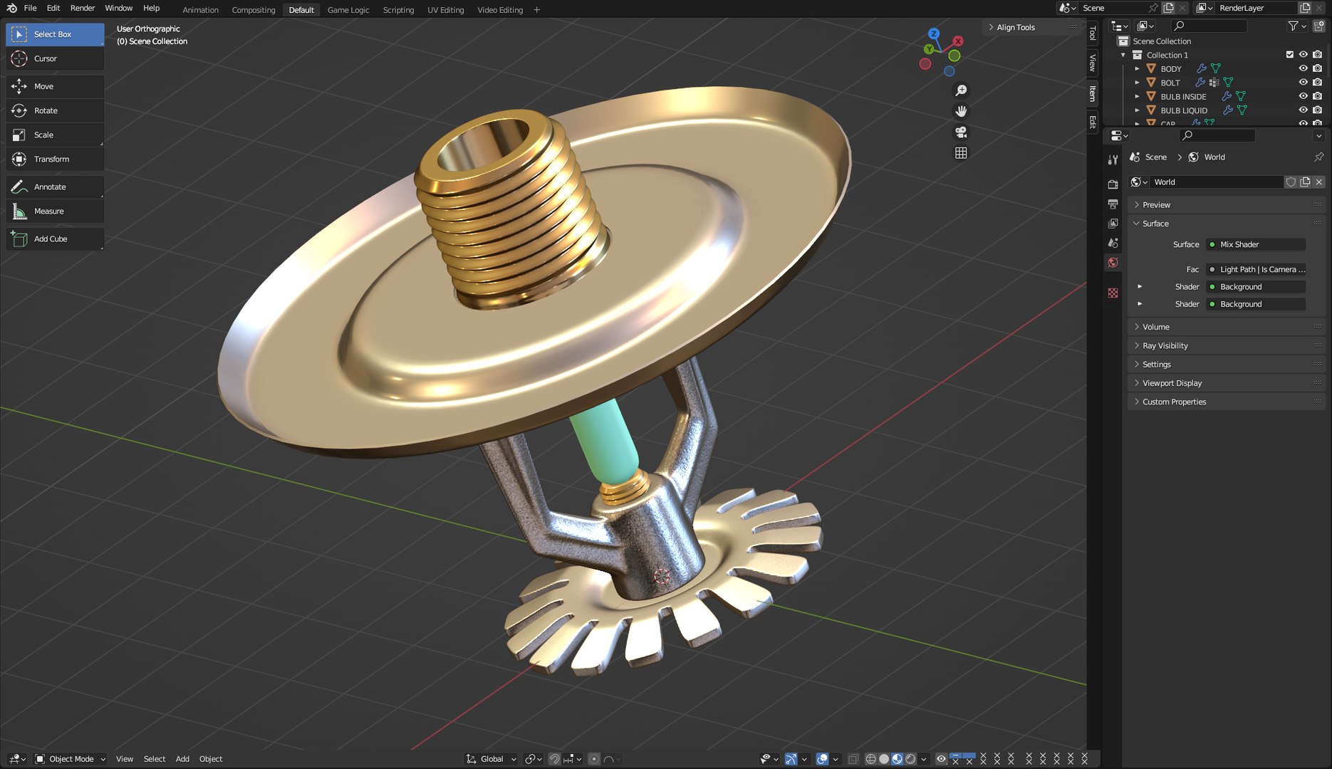 Fire Sprinkler 3D Model - TurboSquid 2258074