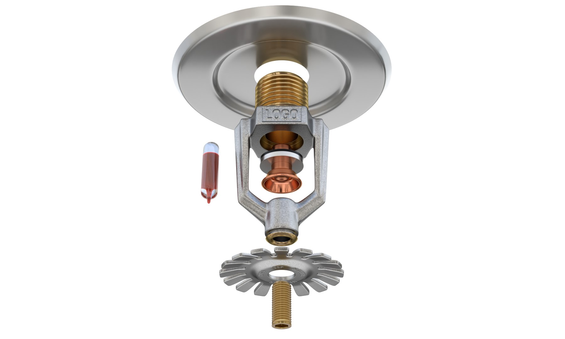 Fire Sprinkler 3D Model - TurboSquid 2258074
