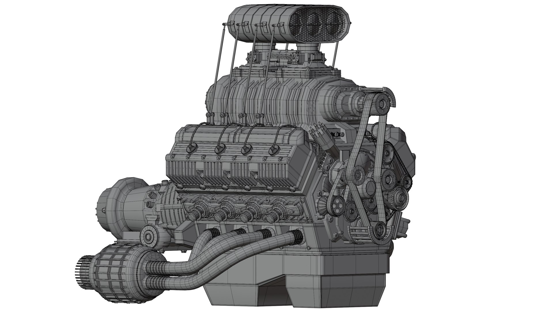 Car Engine Model - TurboSquid 2167599