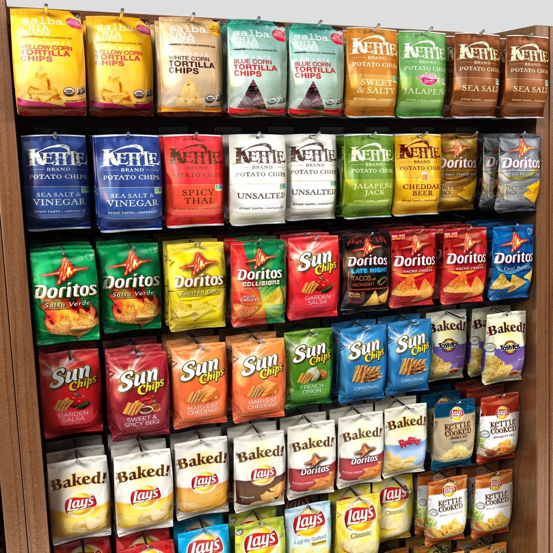 3d Model Grocery Snacks