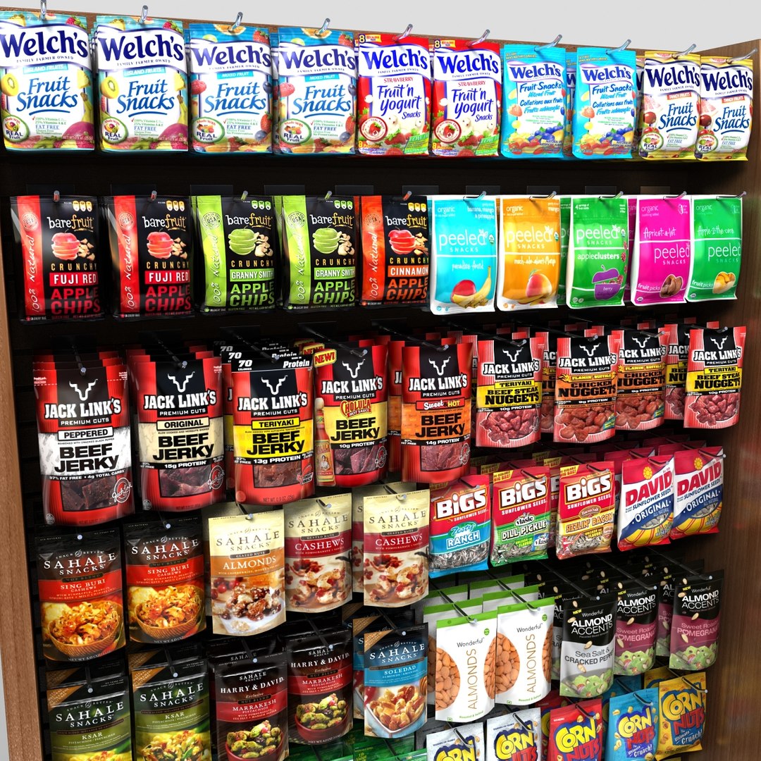 3d Model Grocery Snacks