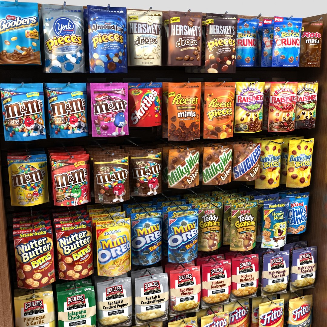 3d Model Grocery Snacks