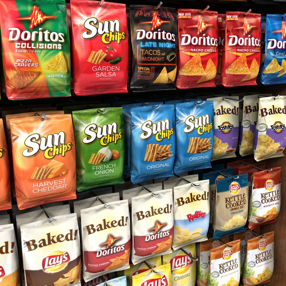 3d Model Grocery Snacks