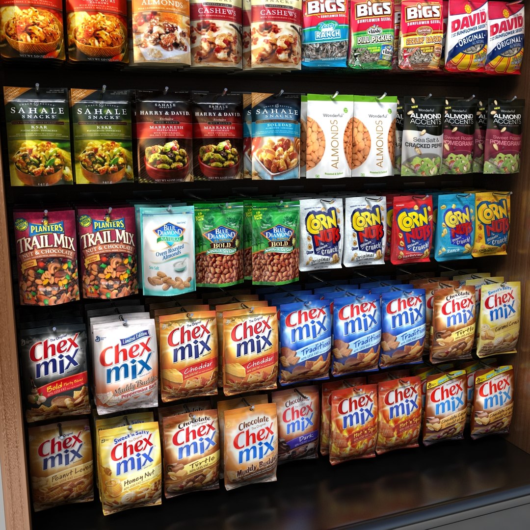 3d Model Grocery Snacks