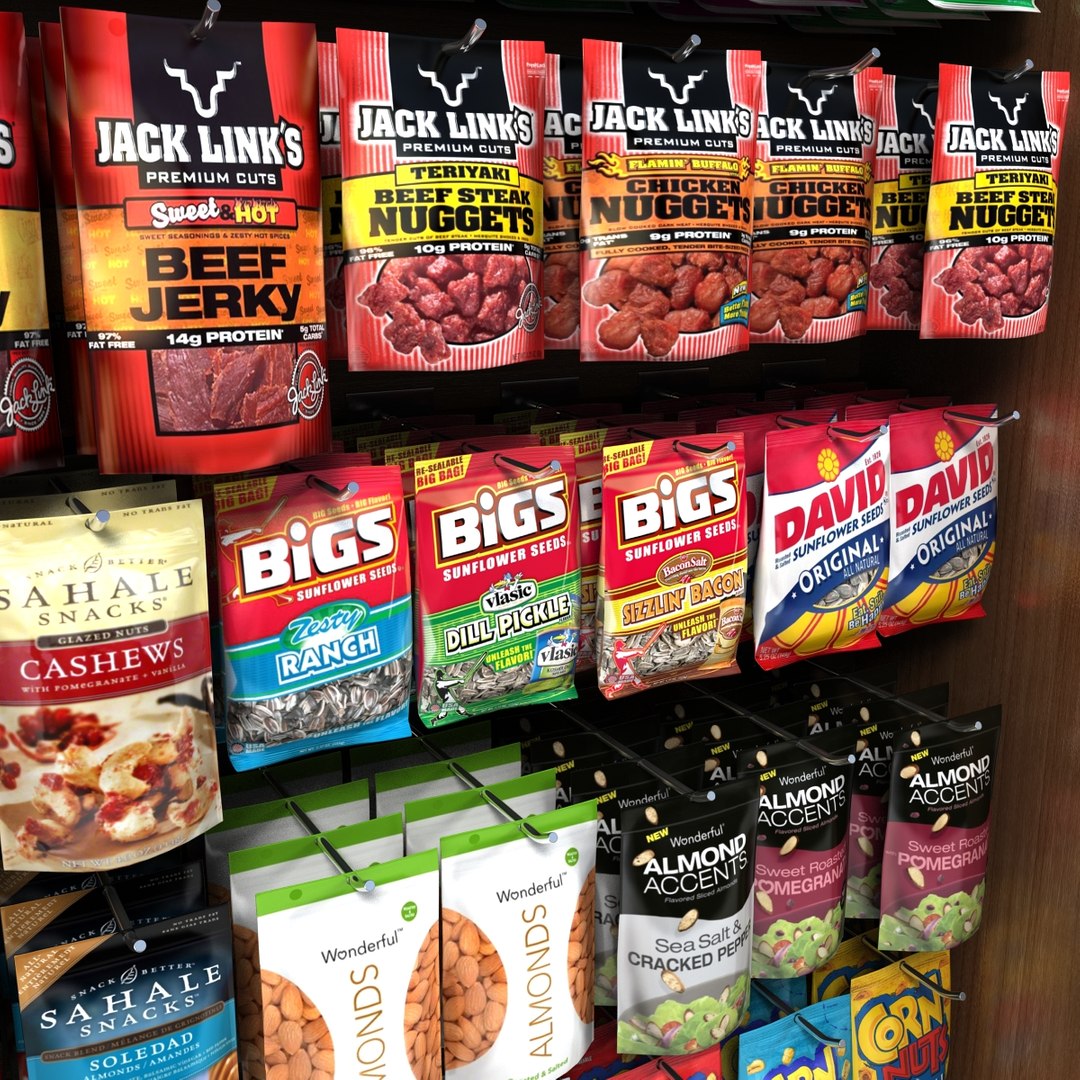 3d Model Grocery Snacks
