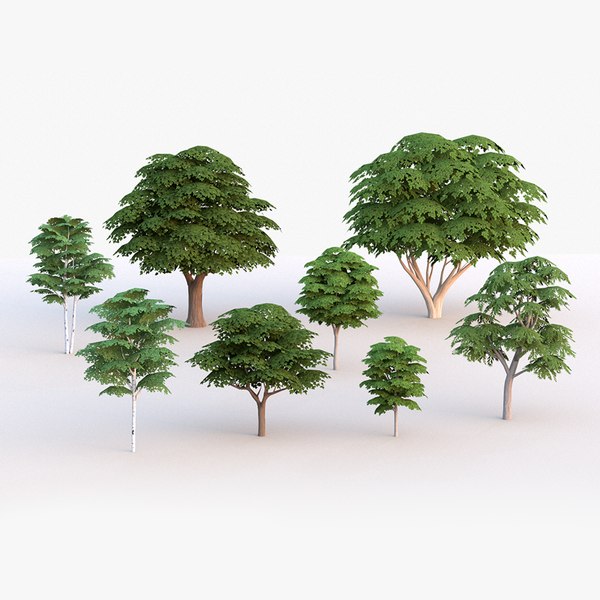 Free Cartoon Tree 3D Models for Download | TurboSquid