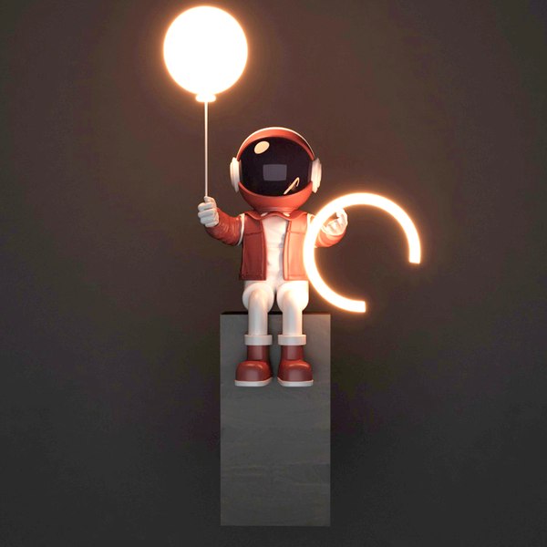 Kaws Standing Lamp 3D model - TurboSquid 1938198