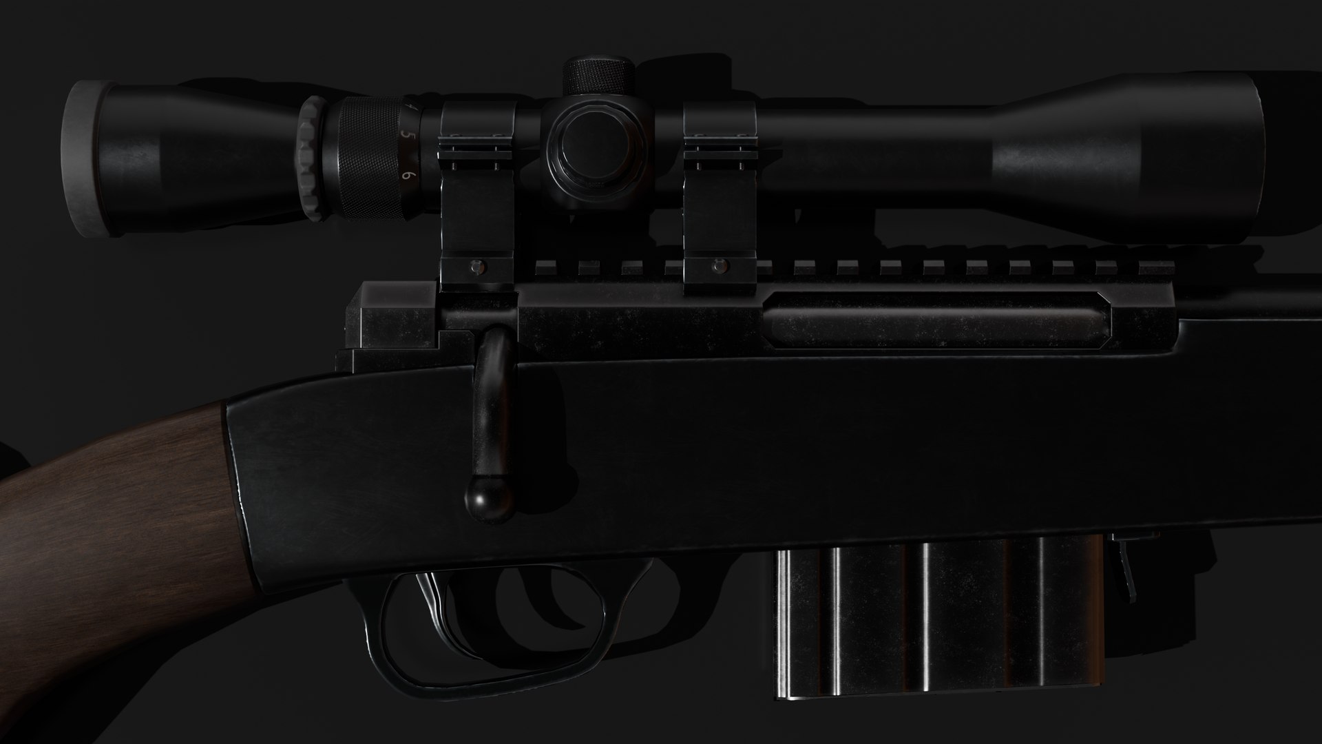3D Sniper Rifle Model - TurboSquid 2422382