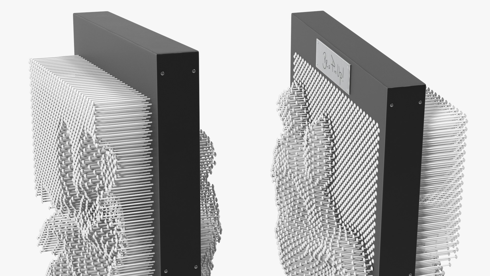 Happy Couple Pin Art Installation 3D Model - TurboSquid 2156995