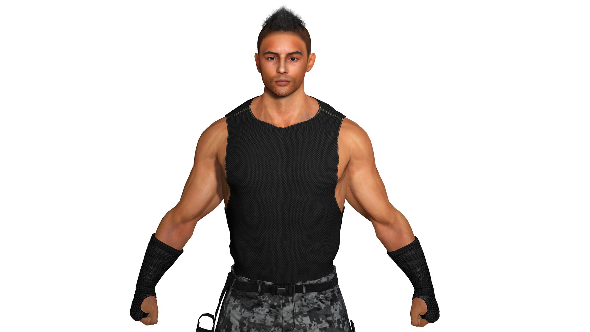 3D AAA 3D MALE ARMY CHARACTER 01 - HUMAN RIGGED GAME READY Model ...