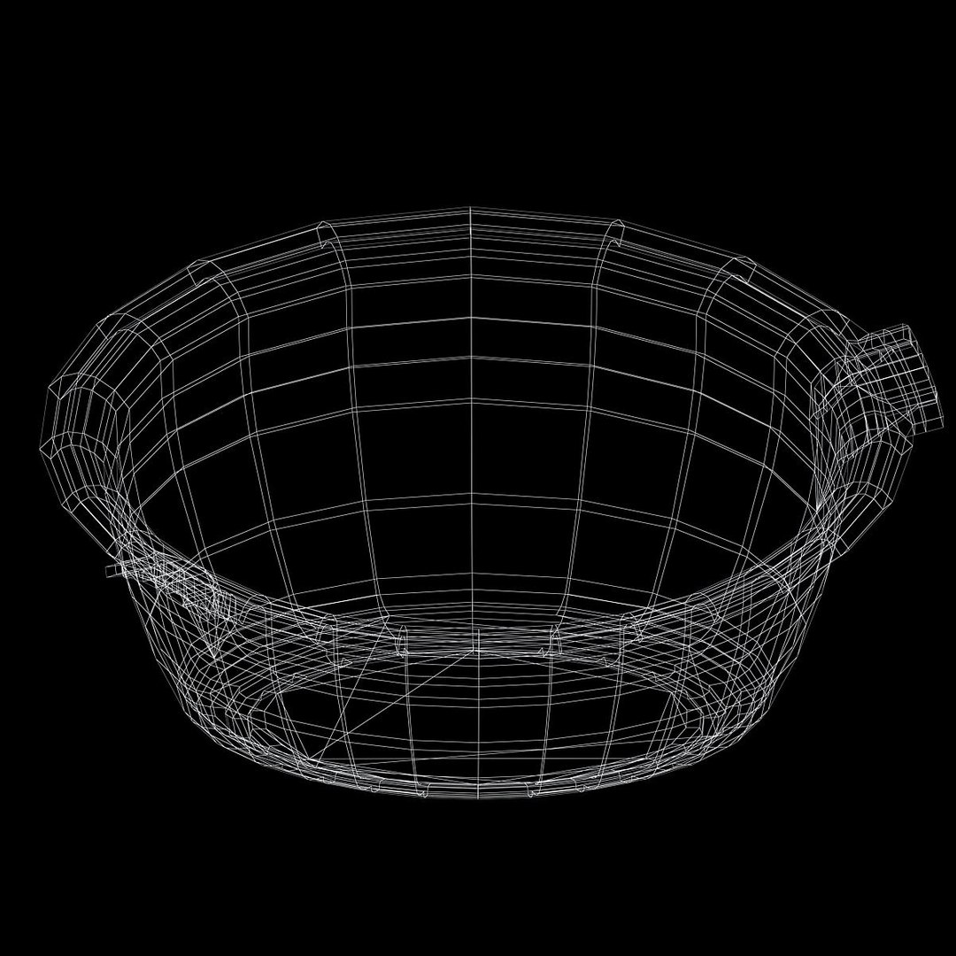 3d model plastic basin 1