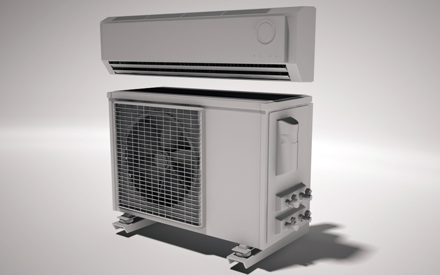 air conditioner 3d model