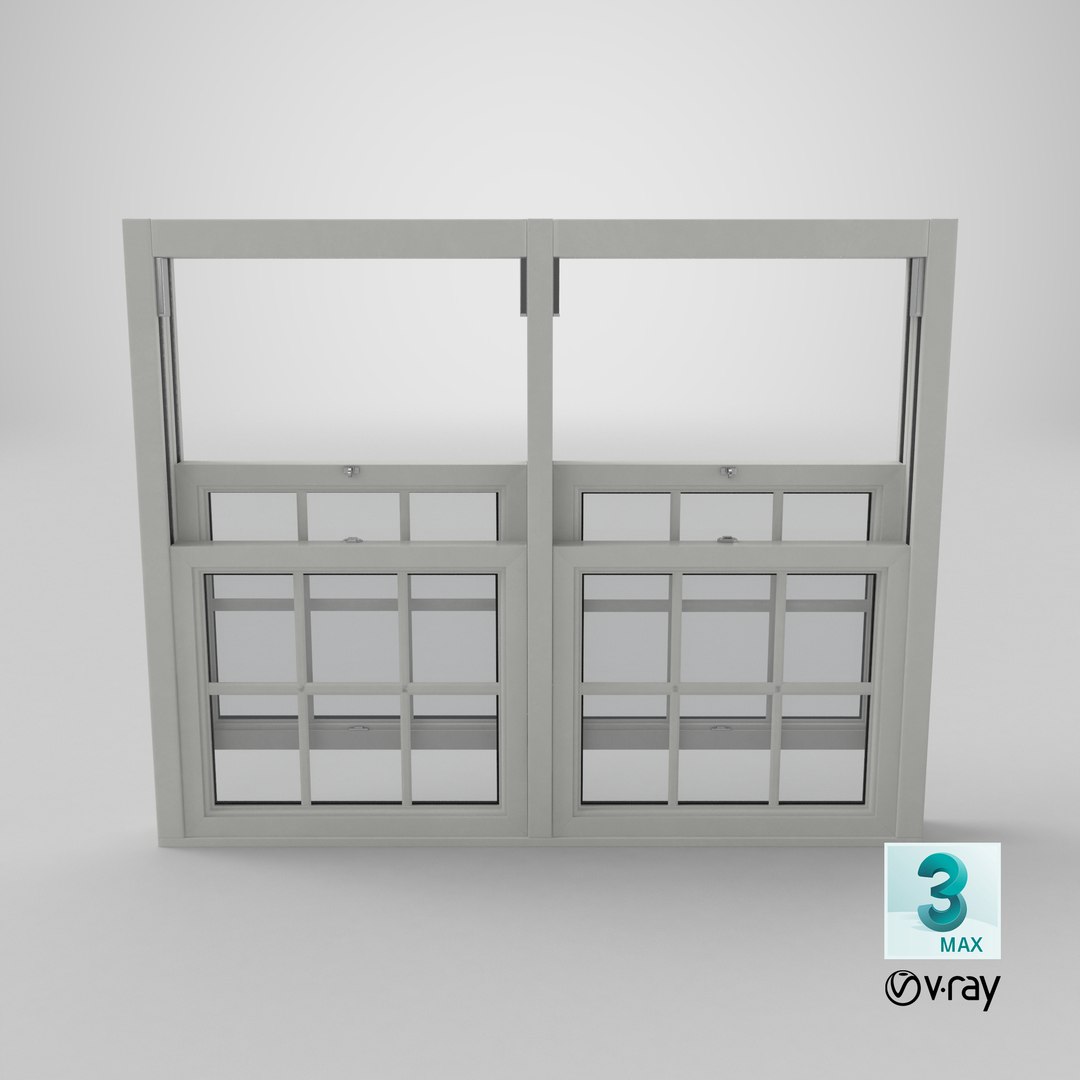 Standard-windows---window-5-open 3D Model - TurboSquid 1246403