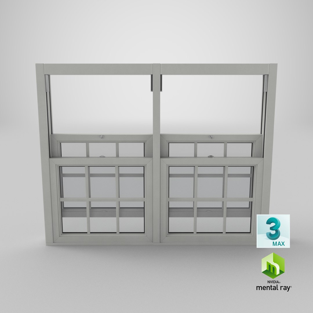 Standard-windows---window-5-open 3D Model - TurboSquid 1246403