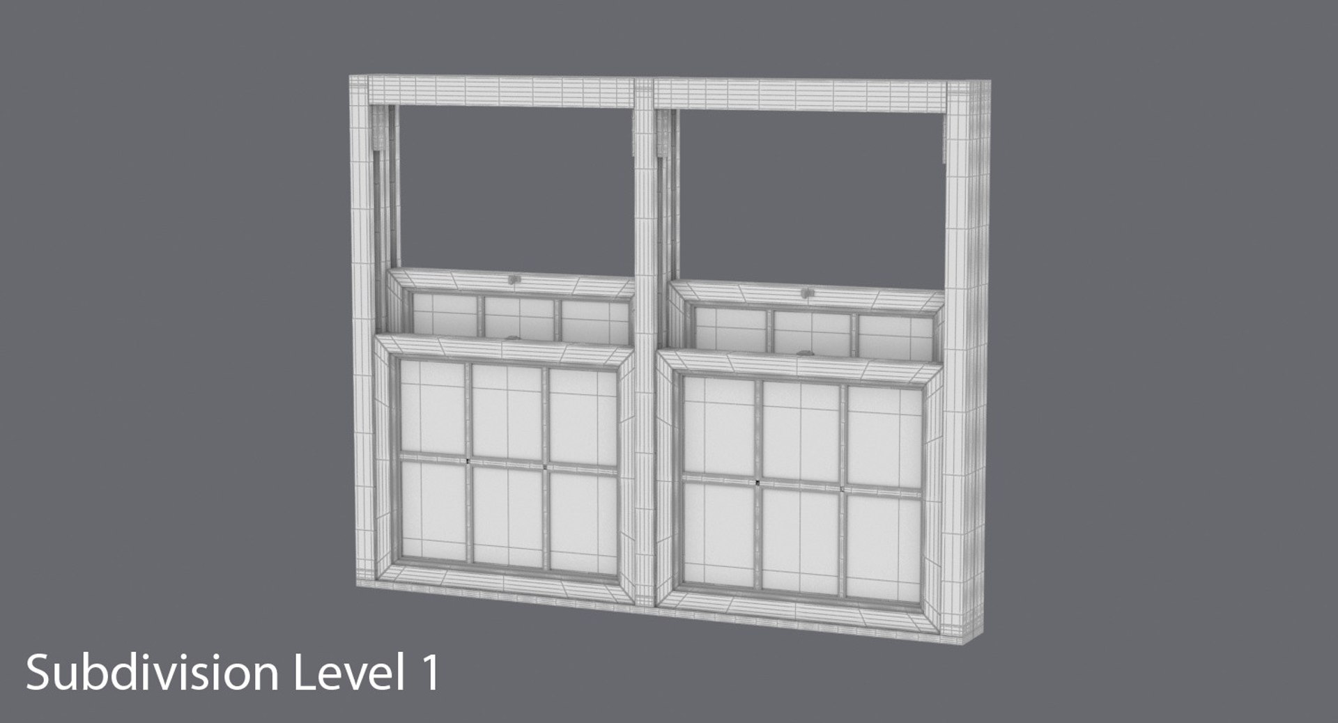 Standard-windows---window-5-open 3D Model - TurboSquid 1246403