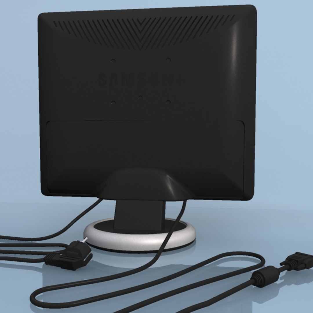 3d Model Of Computer Monitor