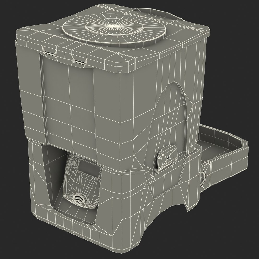 3d Model Automatic Pet Feeder Toppets