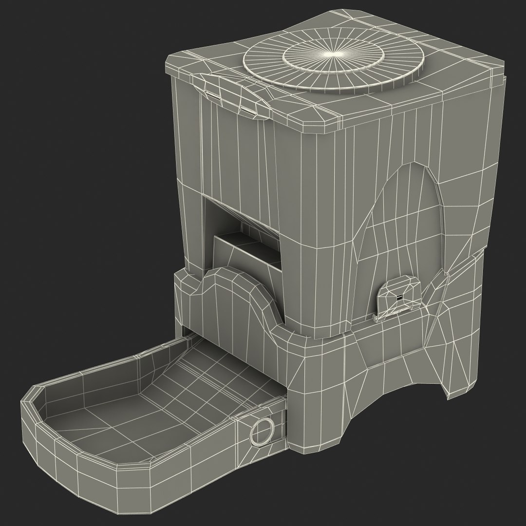 3d Model Automatic Pet Feeder Toppets