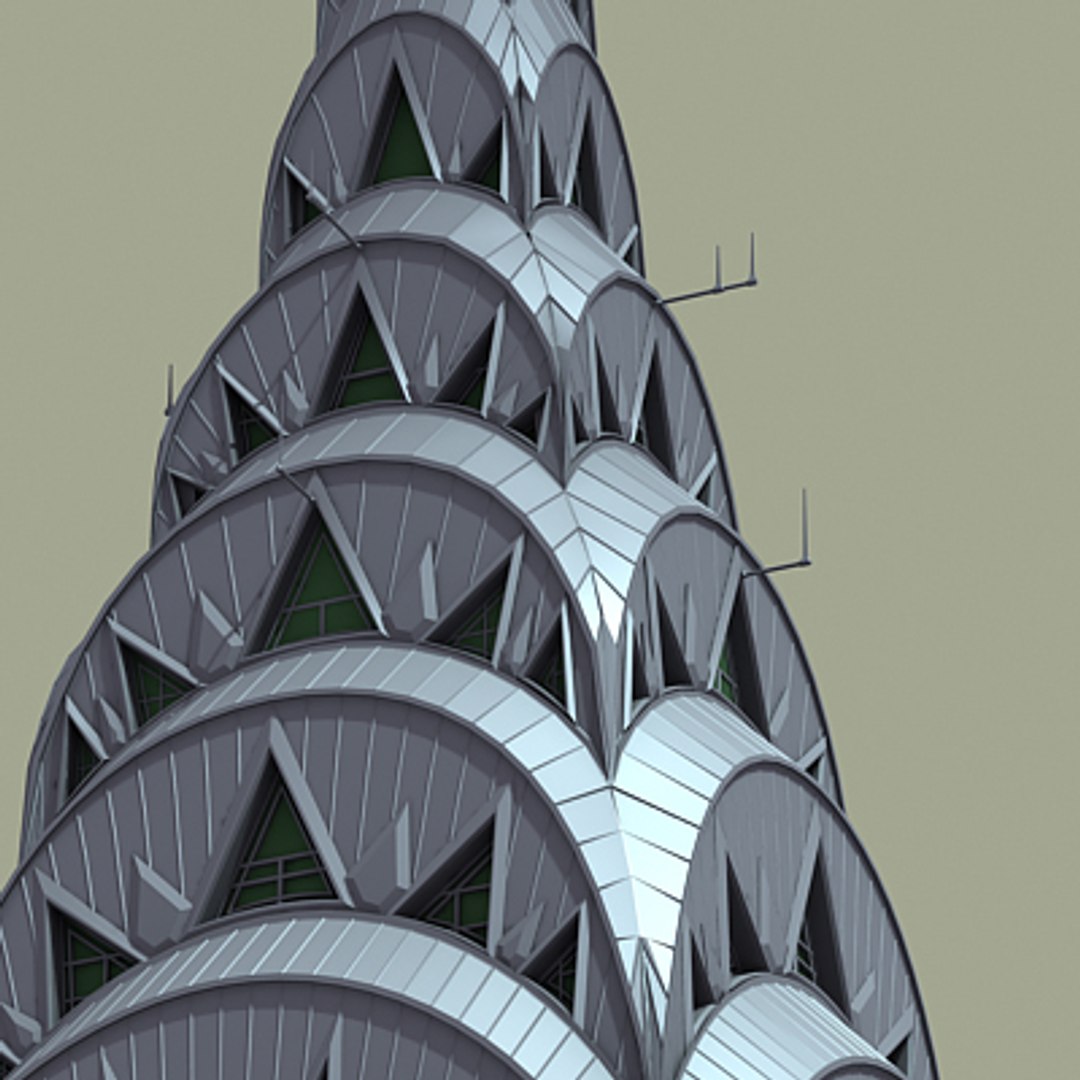 3d Art Deco Nyc Chrysler Building Model