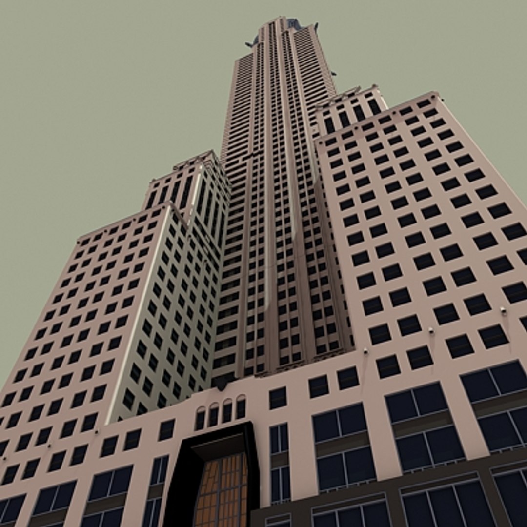 3d Art Deco Nyc Chrysler Building Model