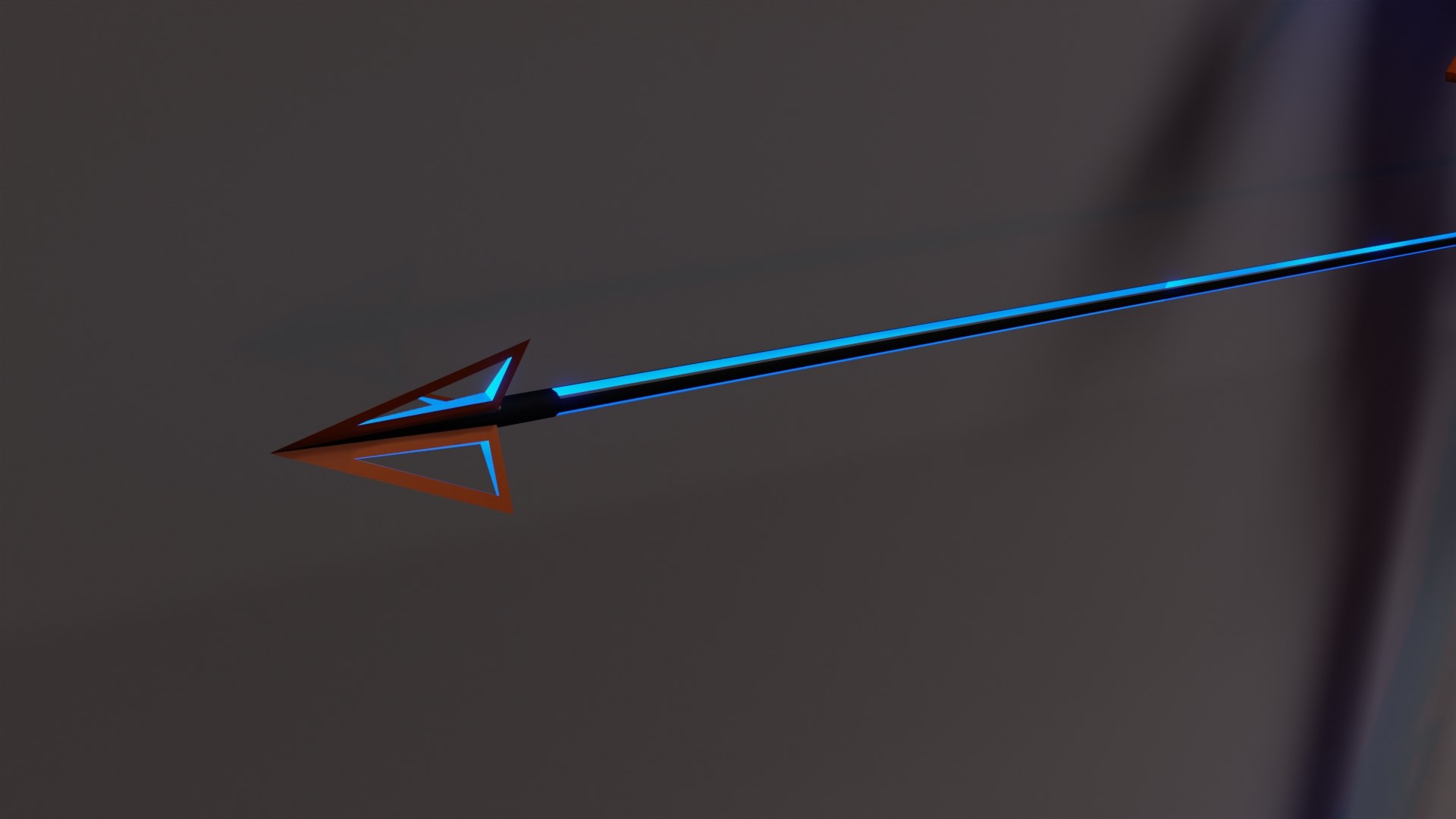 3D Sci-fi Bow With Arrow - TurboSquid 1884878
